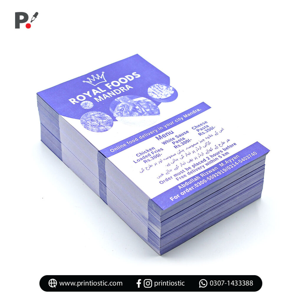 Flyers printing in Pakistan
